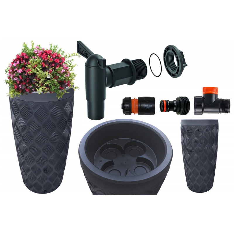 Zbiornik na deszczówkę Flow 240l . Kompletny zestaw - Prokop Instalacje